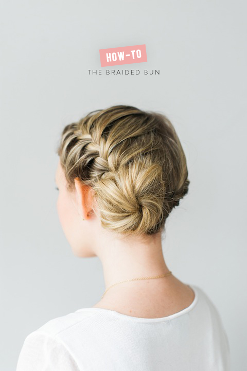 The Braided Bun Tutorial | lark & linen